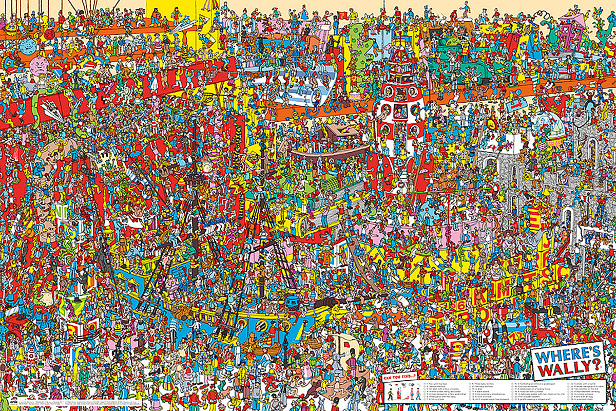 Where's Wally Poster Wo ist Walter