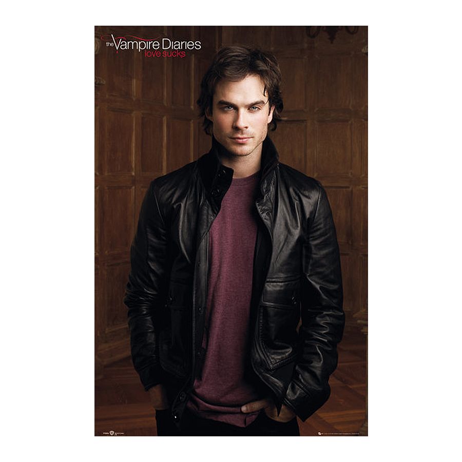 The Vampire Diaries Poster Damon Salvatore Poster Großformat Jetzt Im Shop Bestellen Close Up Gmbh