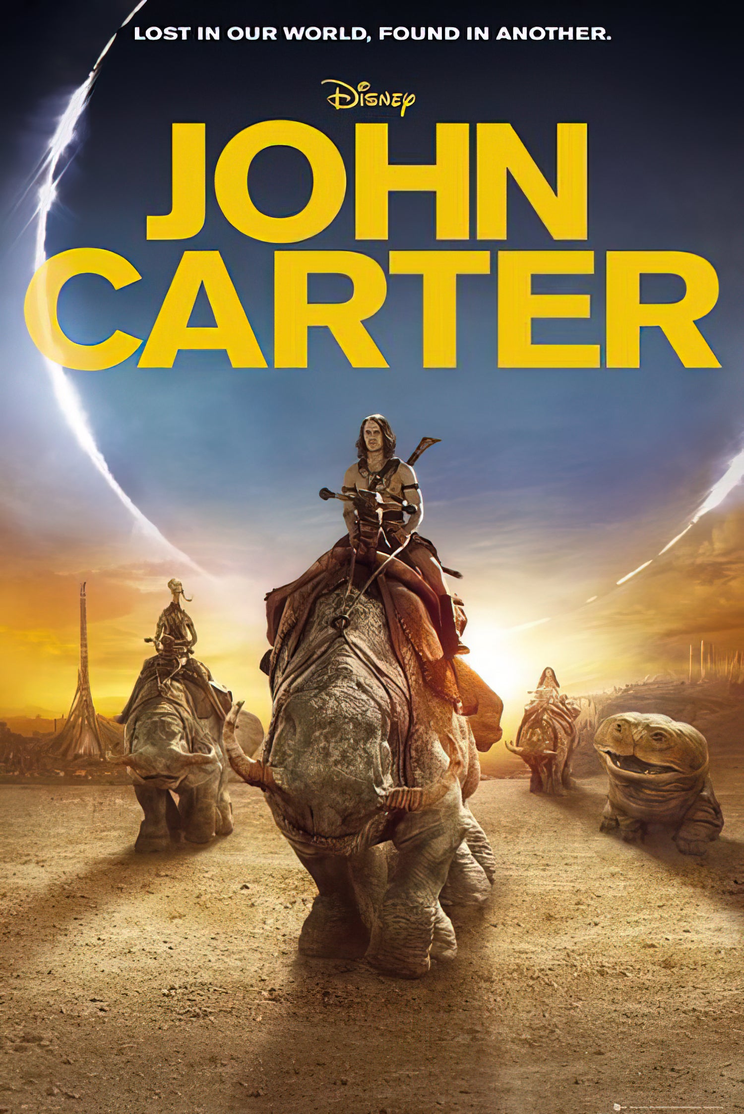 John Carter Poster Lost In Our World, Found In Another