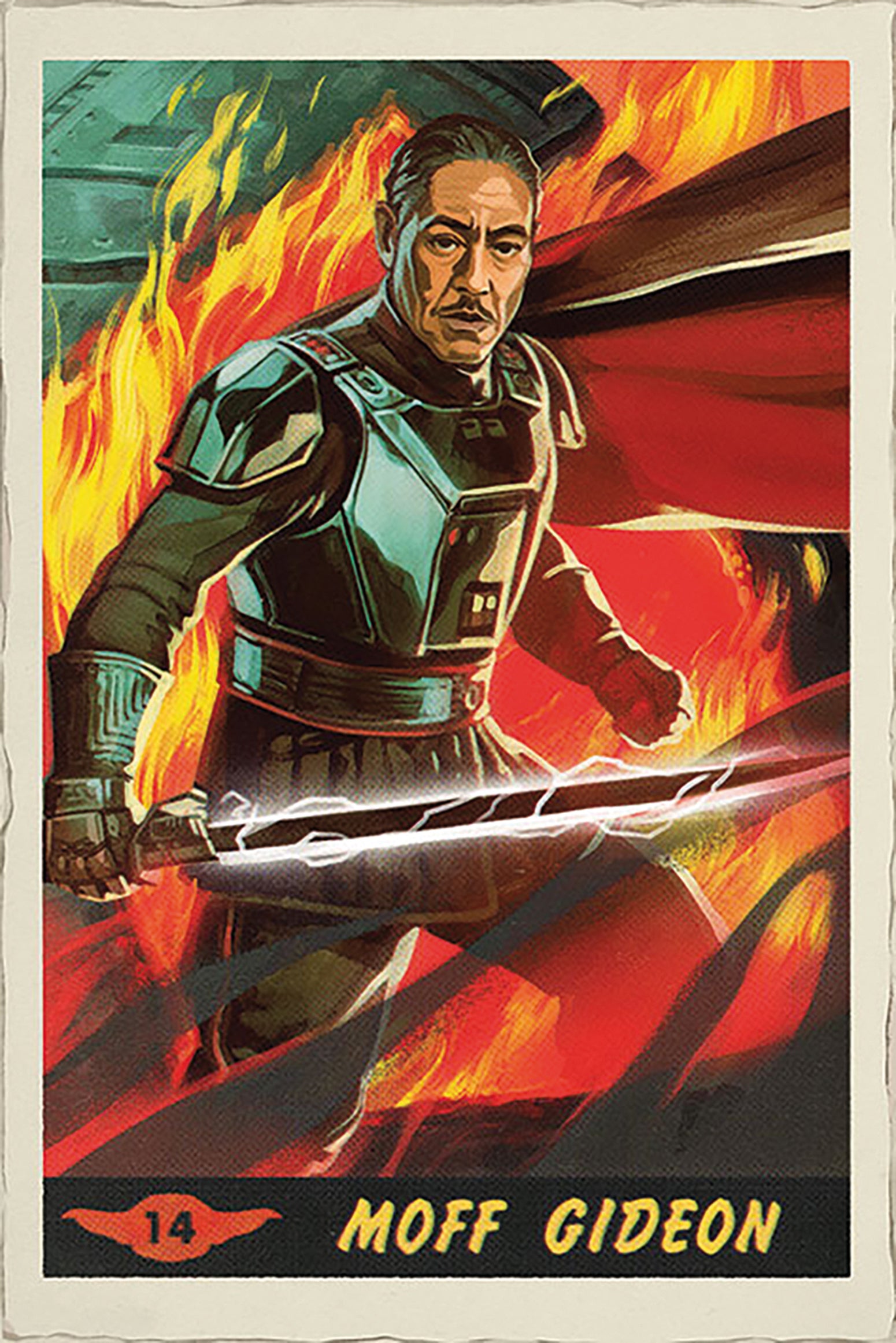 The Mandalorian Poster Moff Gideon Card