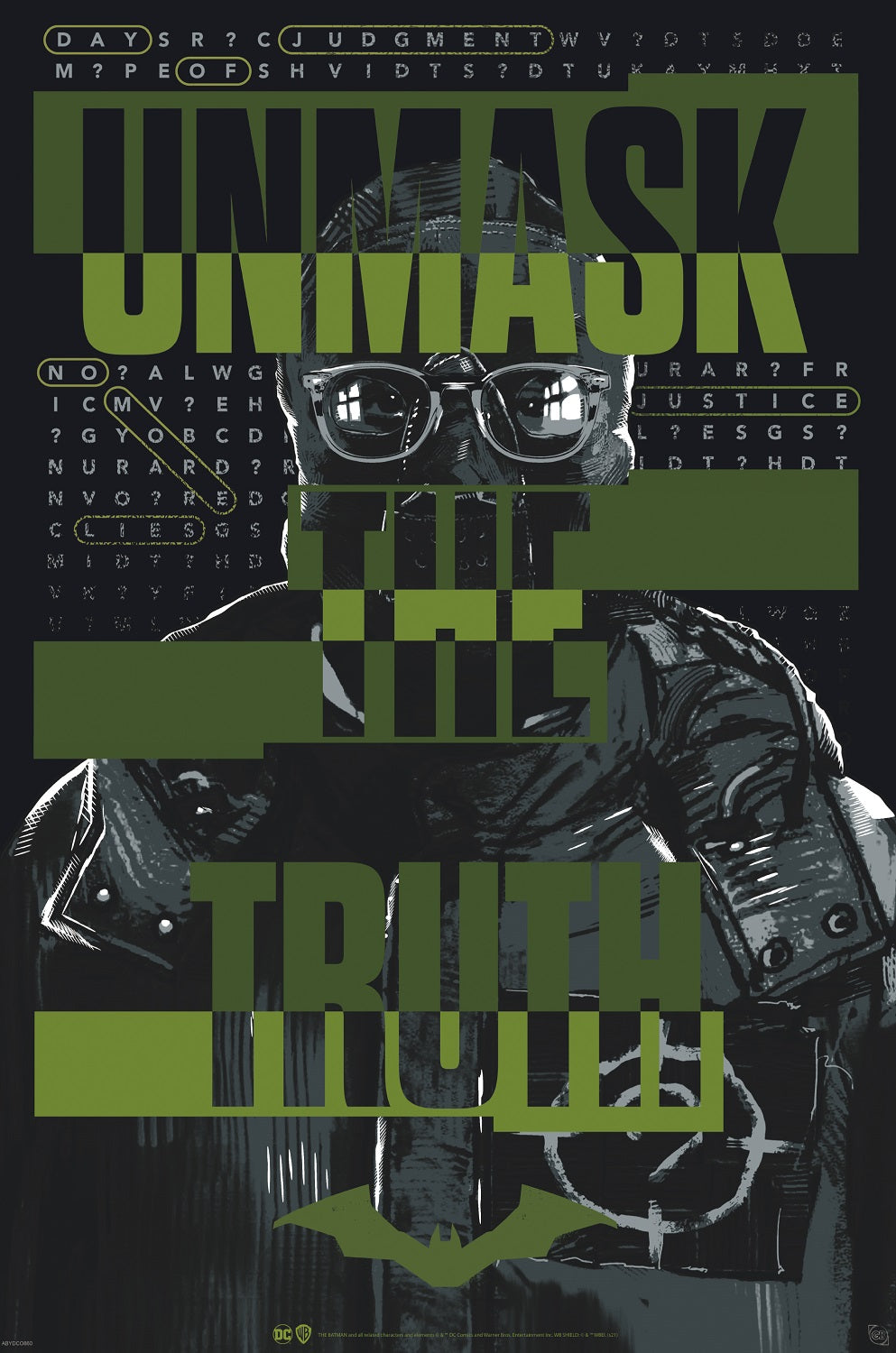 The Batman Poster Unmask the Truth Robert Pattinson