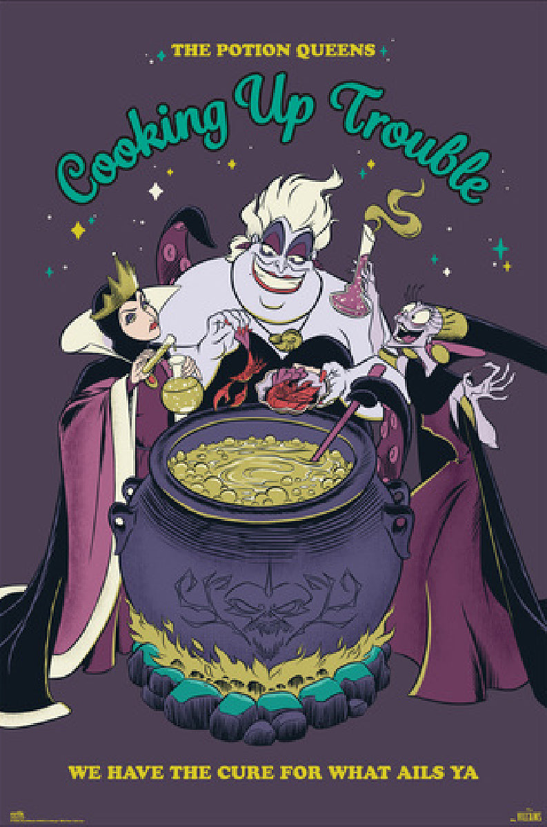 Disney Poster Villains Cooking Up Trouble