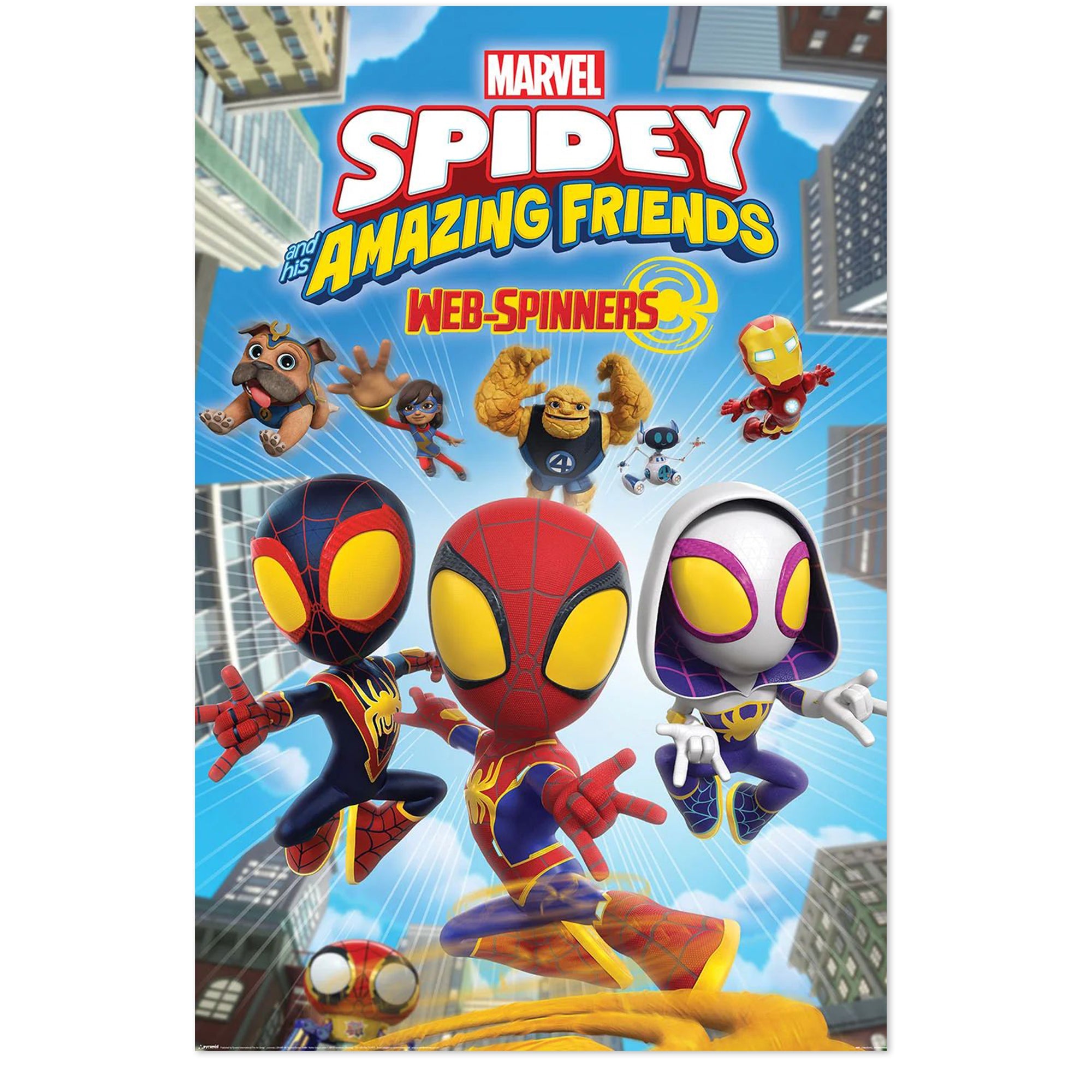 Marvel Spidey And His Amazing Friends Poster Web-Spinners