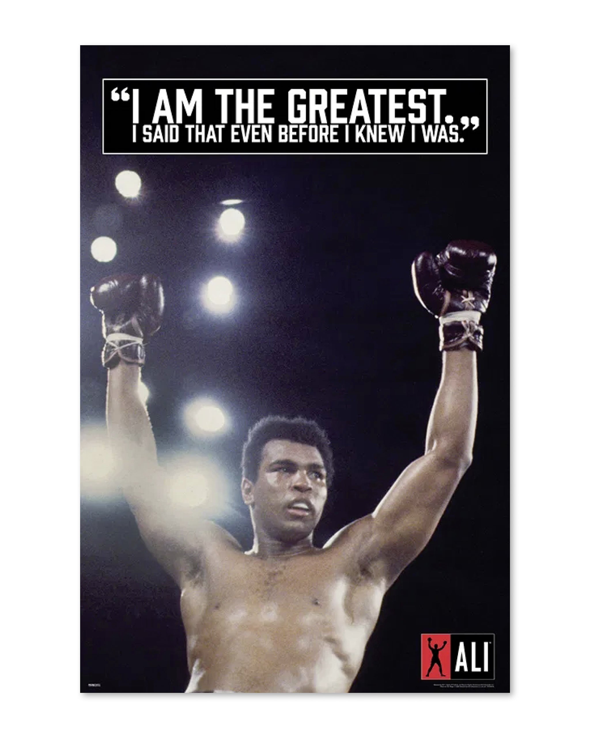 Muhammad Ali Poster "I Am The Greatest" bei Close Up entdecken