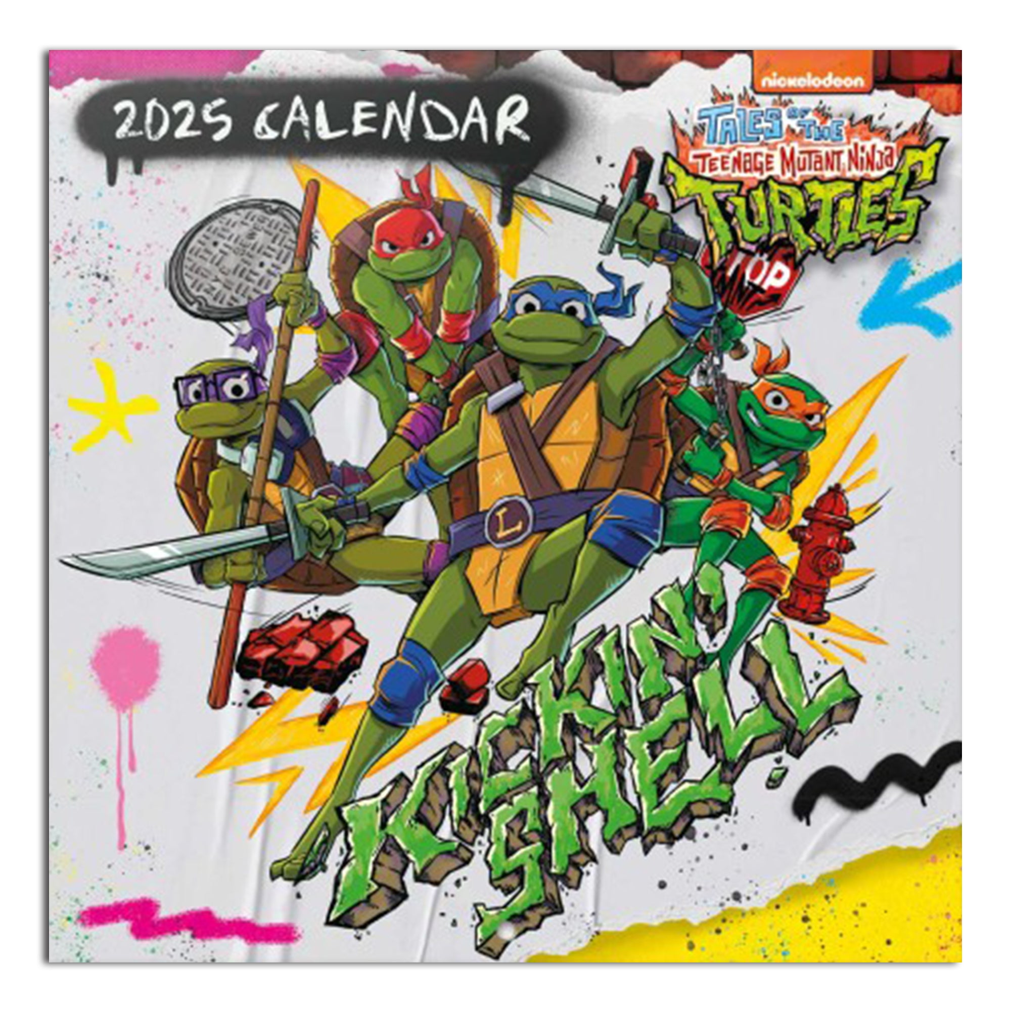 Teenage Mutant Calendar 2025 Ninja Turtles
