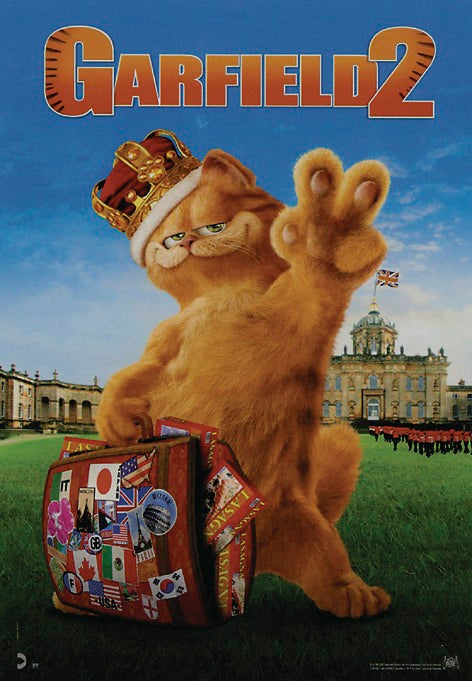 Postcard Garfield 2 - Laziness Obliges