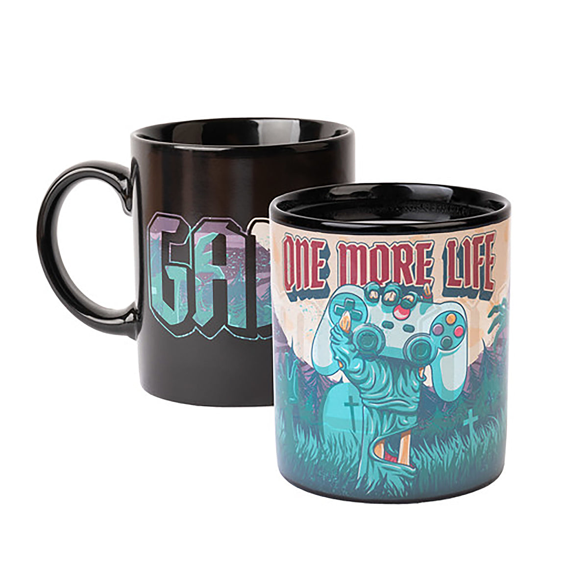 Gameration One more Life thermal effect mug